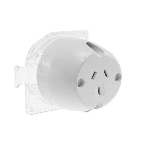 10 x Single Surface Socket Outlet 240V 10 Amp (Choose a Quantity Pack ...